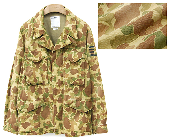 定価￥73440 ビズビム VISVIM ACHSE JKT CAMO/アクセジャケット 綿麻ヘリンボーン ダックハンターカモ M-43 ミリタリージャケット/2(ジャケット、上着)｜売買され ...