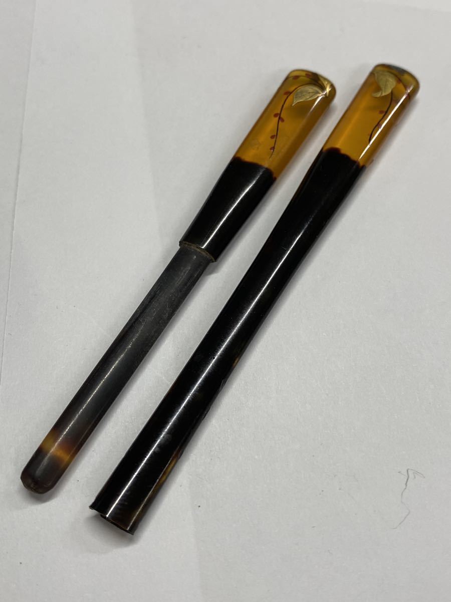 ユ1111M 嘉丸 TOKYO べっ甲 かんざし くし 簪 櫛 和装小物 アンティーク 長期保管品 本鼈甲(かんざし)｜売買されたオークション ...