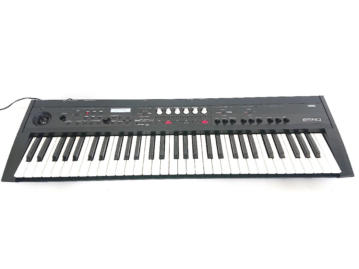 1円 KORG コルグ パフォーマンス シンセサイザー キーボード PS60 61鍵 スタンド ソフトケース付き 鍵盤楽器N08-20-A ...