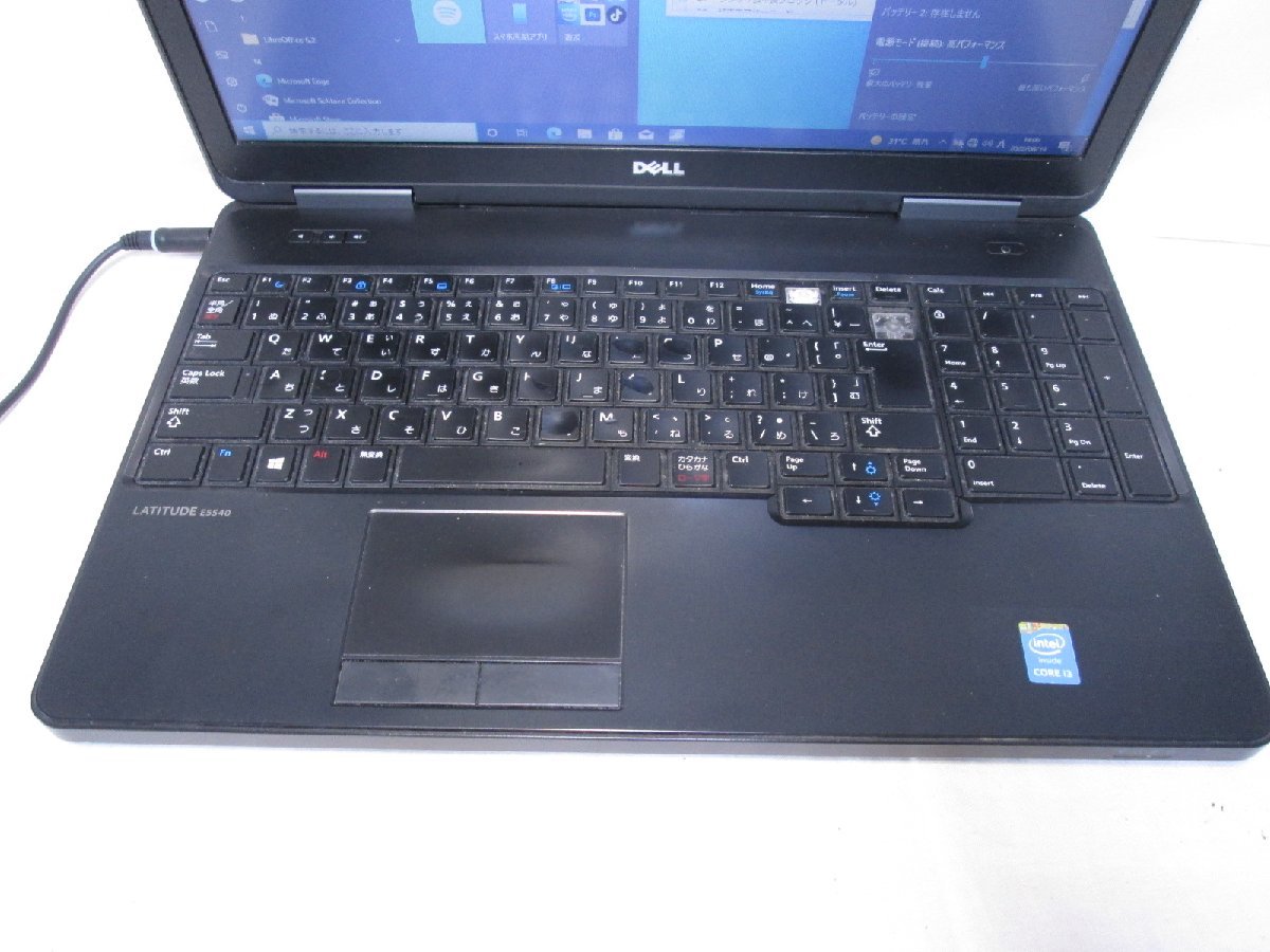 DELL Latitude E5540 Core i3 4030U 1.9GHz 12GB 250GB SSD DVDマルチ Win10 ...