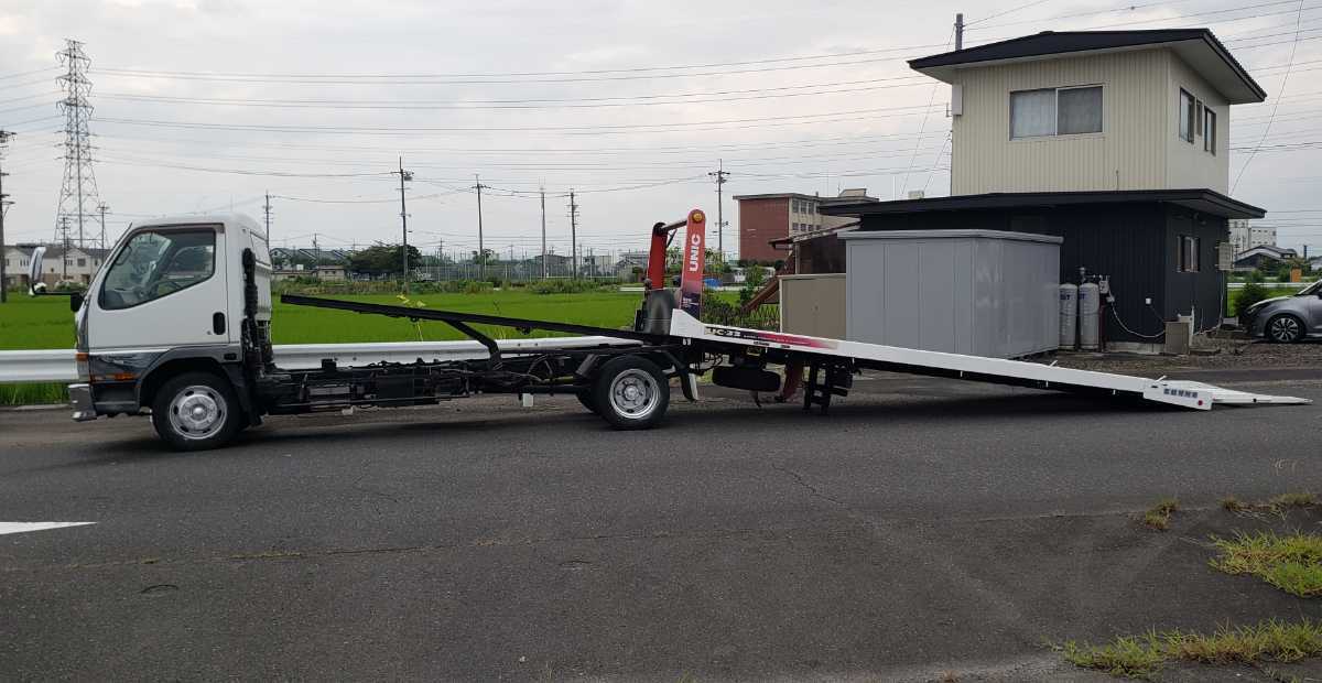 平成14年 三菱キャンター セーフティローダー ユニックneo7 ラジコン付き nox pm適合 積載2.8トン 内寸5700mm(2tトラック、小型トラック)｜売買されたオークション情報 ...