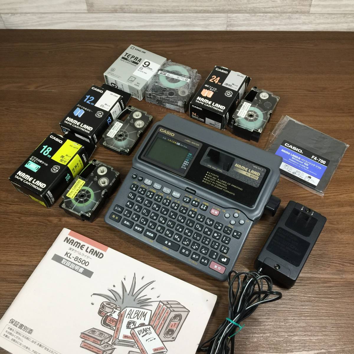 CASIO NAME LAND KL-8500/カシオ ネームランド/ラベルプリンター(ラベル用品)｜売買されたオークション情報、yahooの ...