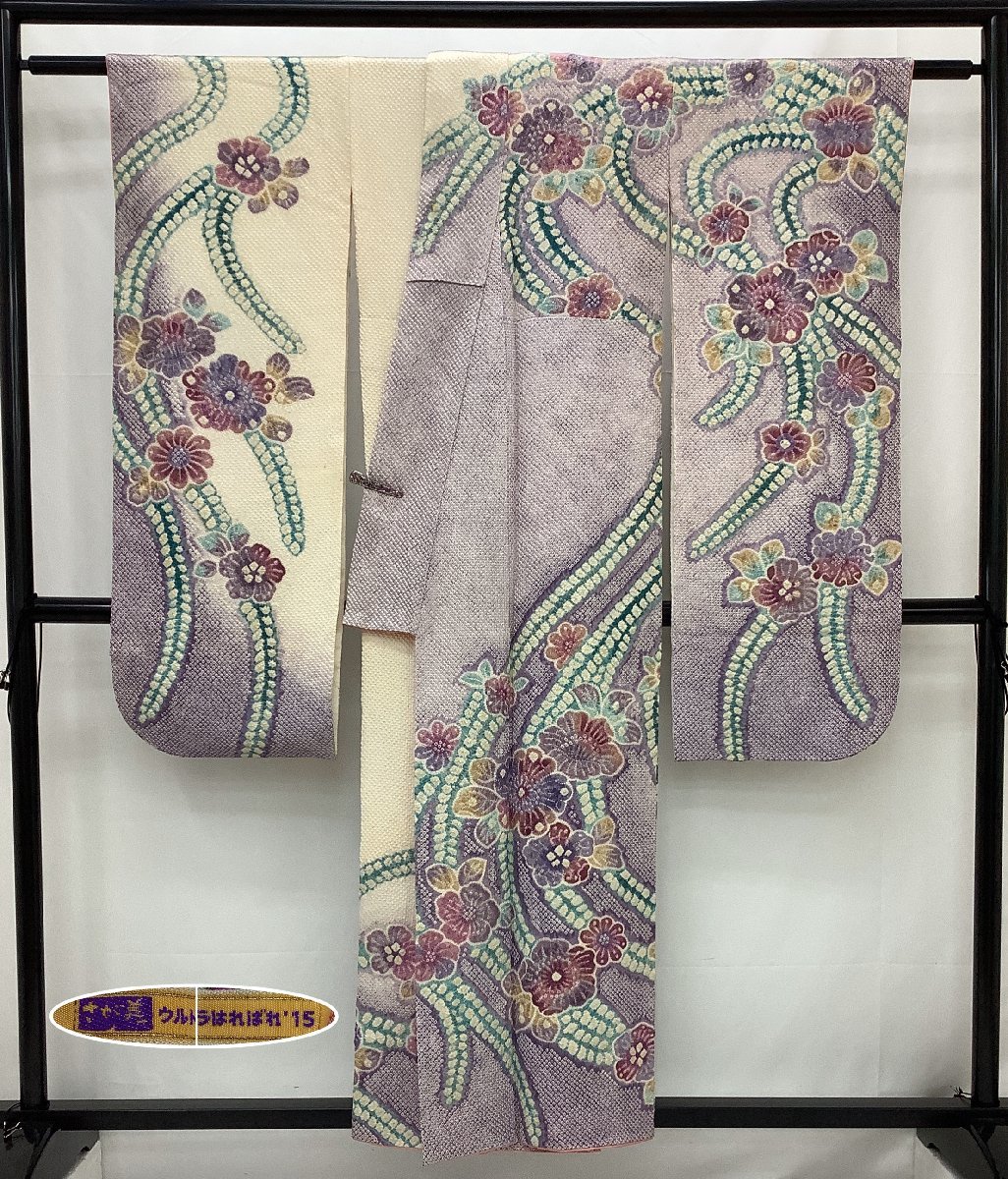 きものcocon 振袖 総絞り/きぬたや/さが美扱い/正絹/白系/成人式/結婚式/卒業式/身丈155/裄65.5 9-6-35K-0001-i OO(振袖)｜売買されたオークション情報 ...