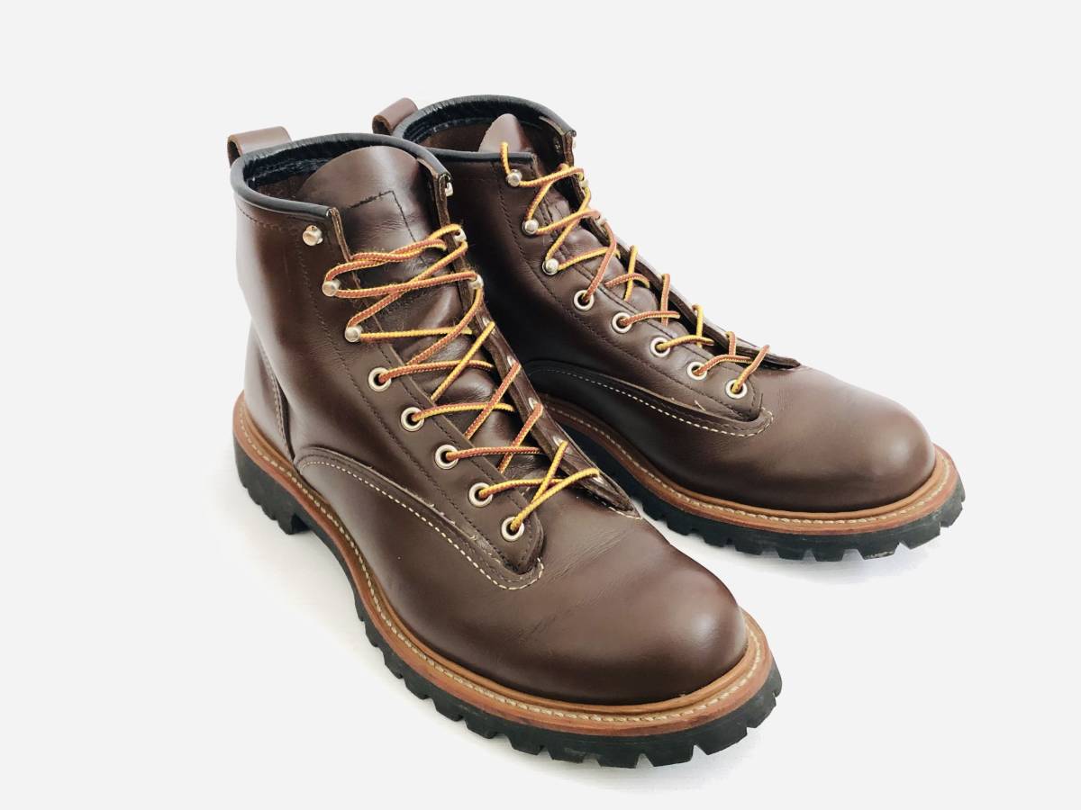 RED WING レッドウィング ラインマン 2933 2010年製 茶 ブラウン クローム 10D 28.0cm 生産終了 Vibram ...