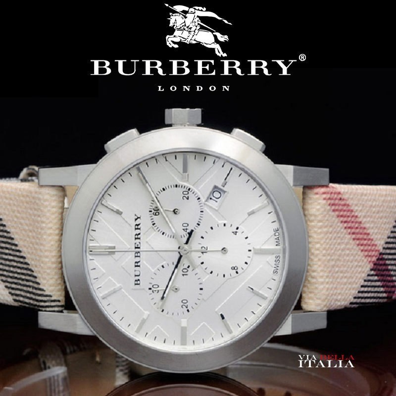 BURBERRY バーバリー クォーツ腕時計 THE CITY チェック クロノグラフ BU9357(バーバリー)｜売買されたオークション情報 ...