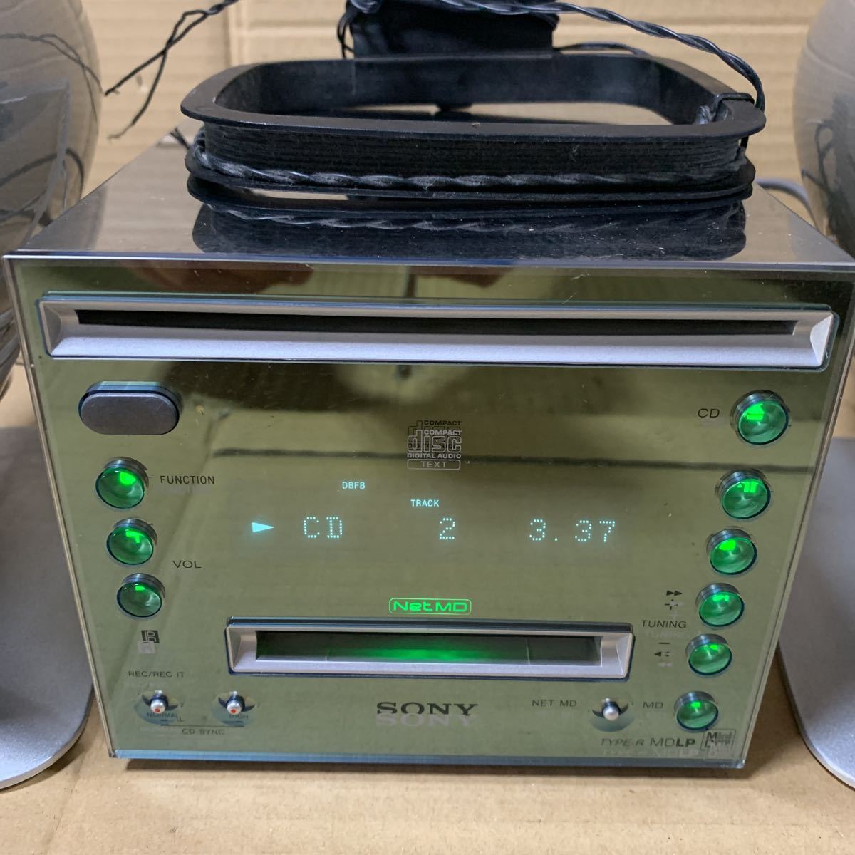 3787 SONY MDコンポ HCD-C7NT /スピーカーSA-C7 現状品 リモコン無し(MDコンポ)｜売買されたオークション情報 ...