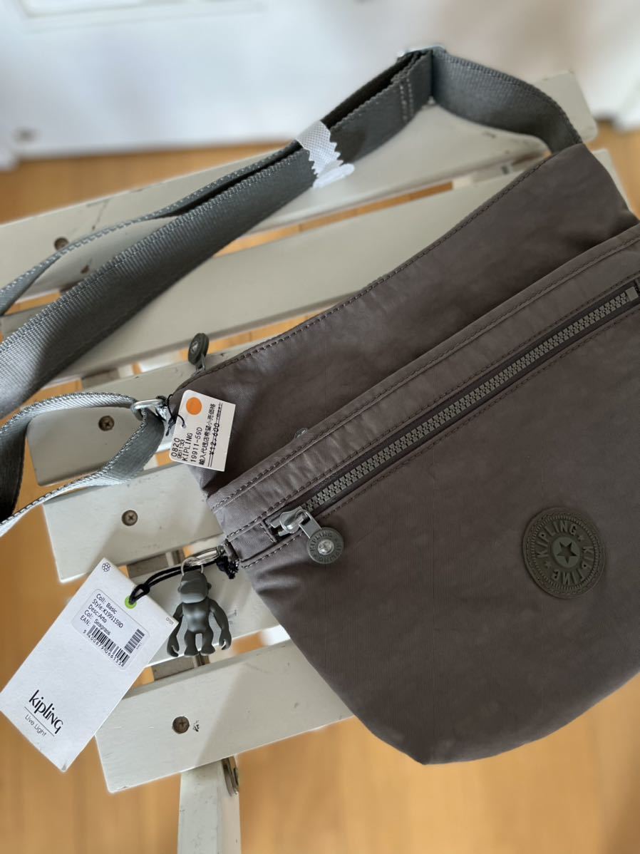 定価13 860円 キプリング KIPLING ショルダーバッグ Seagrass グレー 商品番号K1991159D 行楽シーズン大活躍 ...