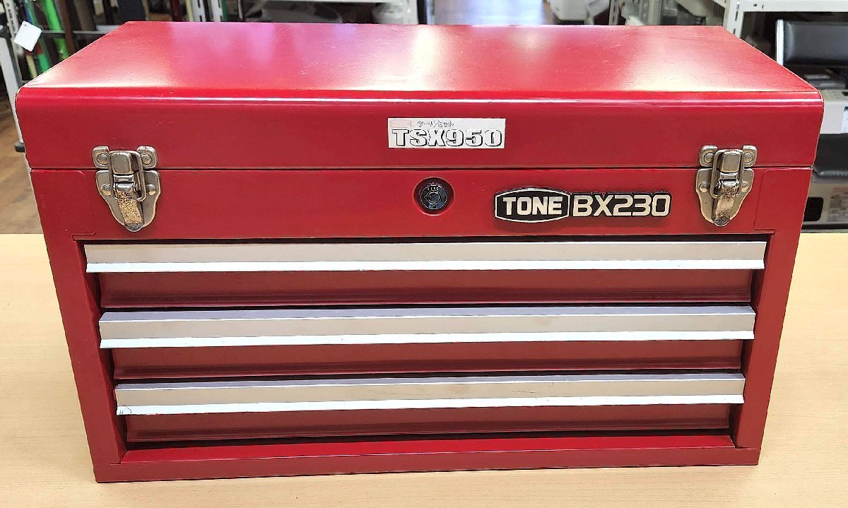 トネ/TONE ツールチェスト BX230 レッド ツールセット TSX950 一部欠品有り マグネット付きパーツトレイ MPT-CS付き(工具セット)｜売買されたオークション情報、yahoo ...