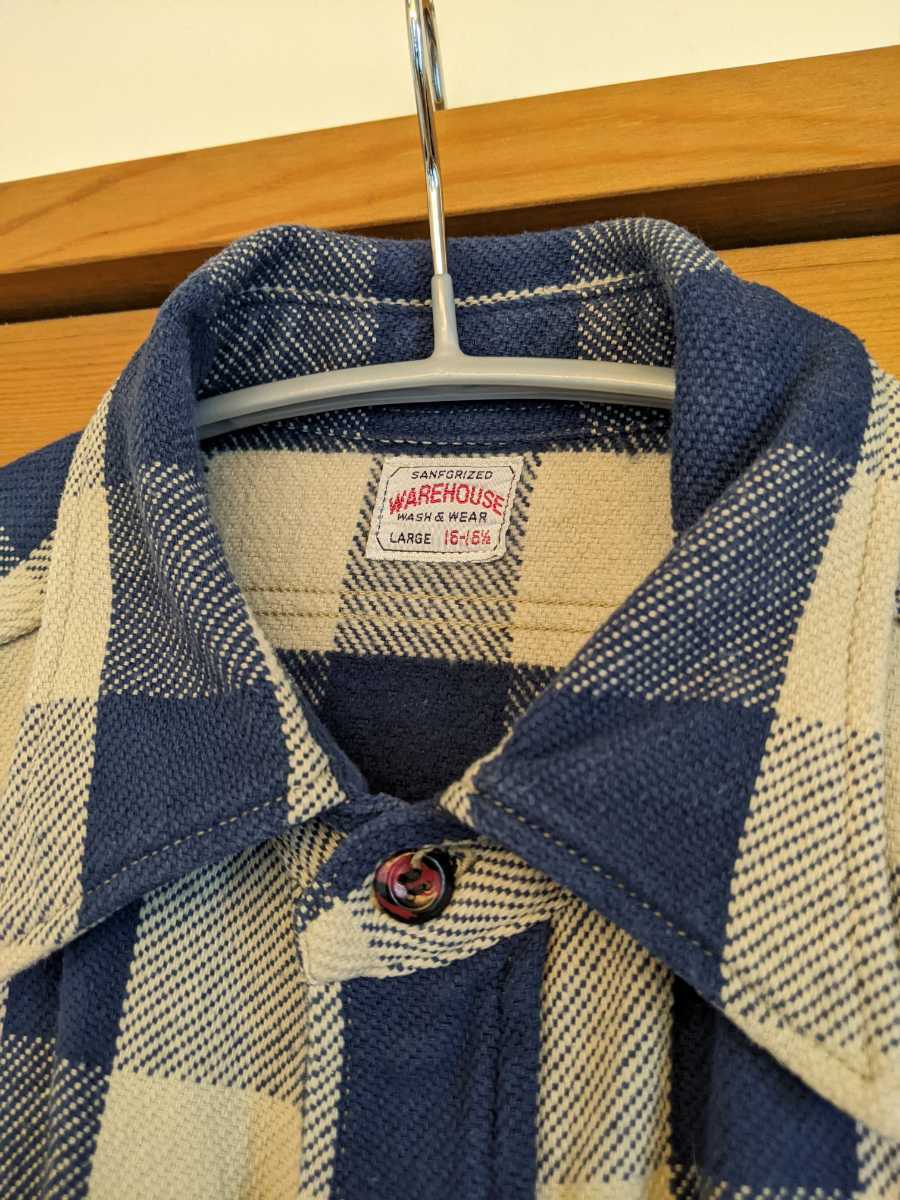 WAREHOUSE ウエアハウス 肉厚 ヘビーウエイト ネルシャツ Lサイズ(長袖シャツ)｜売買されたオークション情報、yahooの商品情報をアーカイブ公開 - オークファン（aucfan.com）