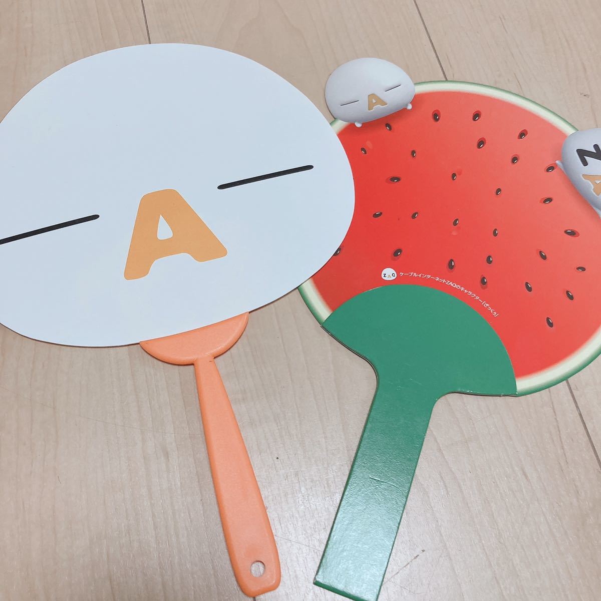 ZAQ ノベルティ レア うちわ ティッシュ タオル シール ざっくぅ ジェイコム(キャラクター)｜売買されたオークション情報、yahooの ...