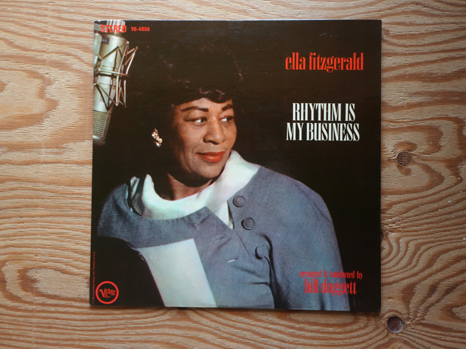 米 / 両溝 / Ella Fitzgerald / Rhythm is My Business Bill Doggett / V6-4056 ...