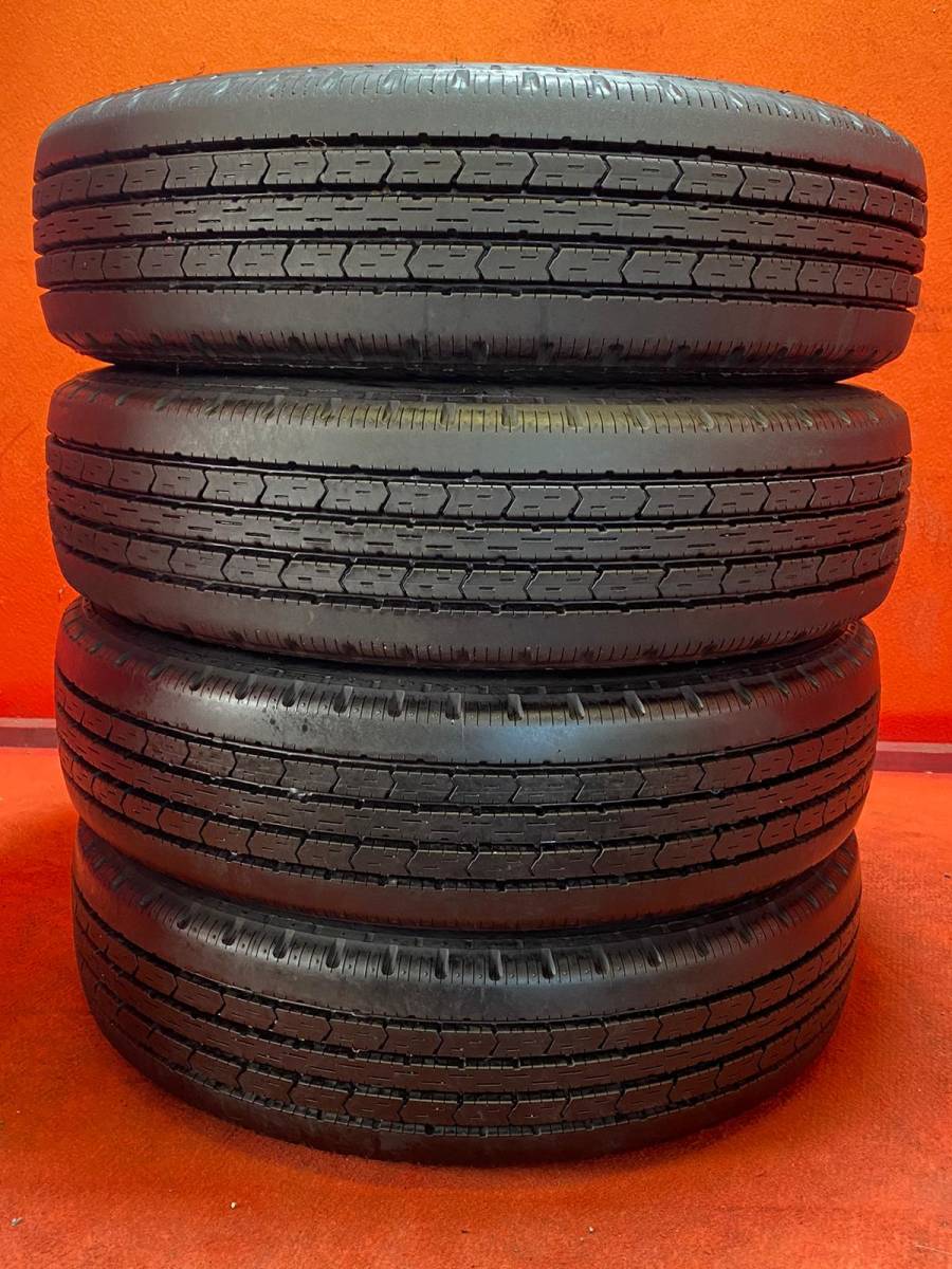 195/75/R15 109/107L LT BRIDGESTONE ECOPIA R214 年式2021 4本 90% バリ山 32(中古品 ...
