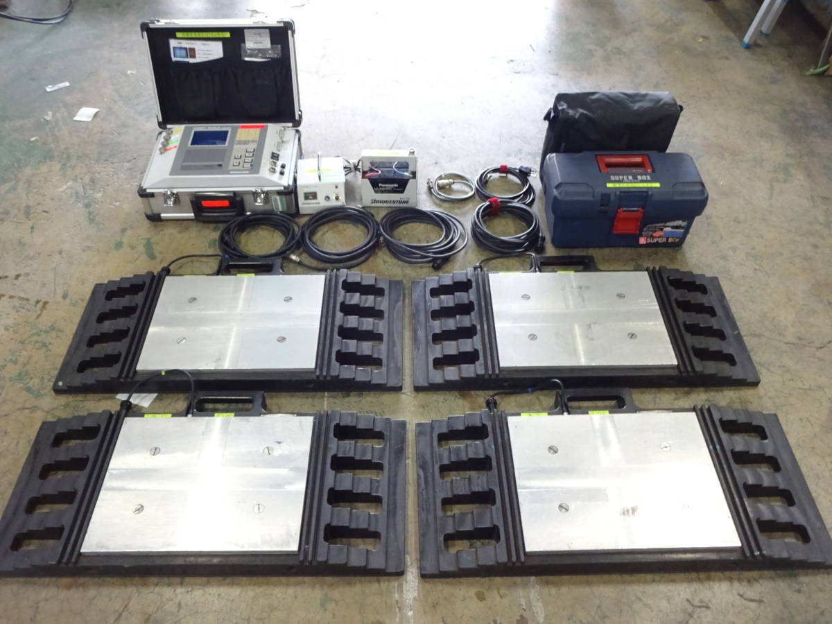 BRIDGESTONE ブリヂストン ポータブル車両重量計 HANDY SCALE HM04-041 車検(はかり、スケール)｜売買された ...