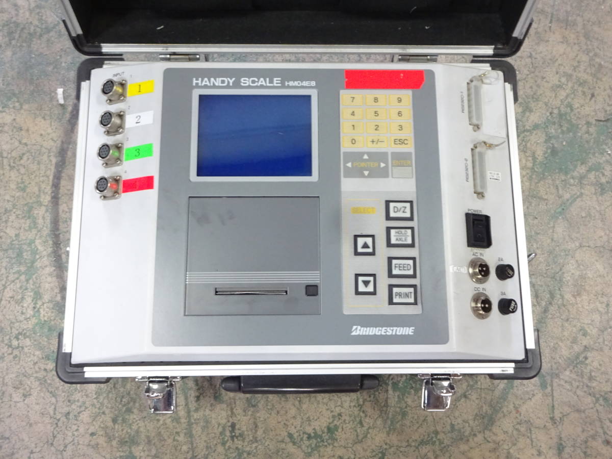 BRIDGESTONE ブリヂストン ポータブル車両重量計 HANDY SCALE HM04-041 車検(はかり、スケール)｜売買された ...