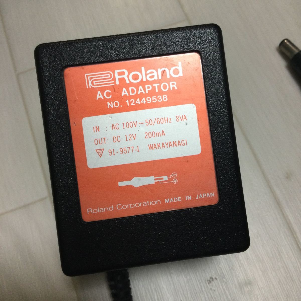 Roland ローランド TR707 / TR-727 専用純正電源アダプター 12449538 12V 200mA ACアダプター 送料一律 ...