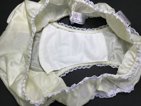 62 MARBEE レモンイエロー エプロン レース ストレッチ サテン サニタリー パンティ L ツルツル 光沢(サニタリー)｜売買されたオークション情報、yahooの商品情報をアーカイブ ...