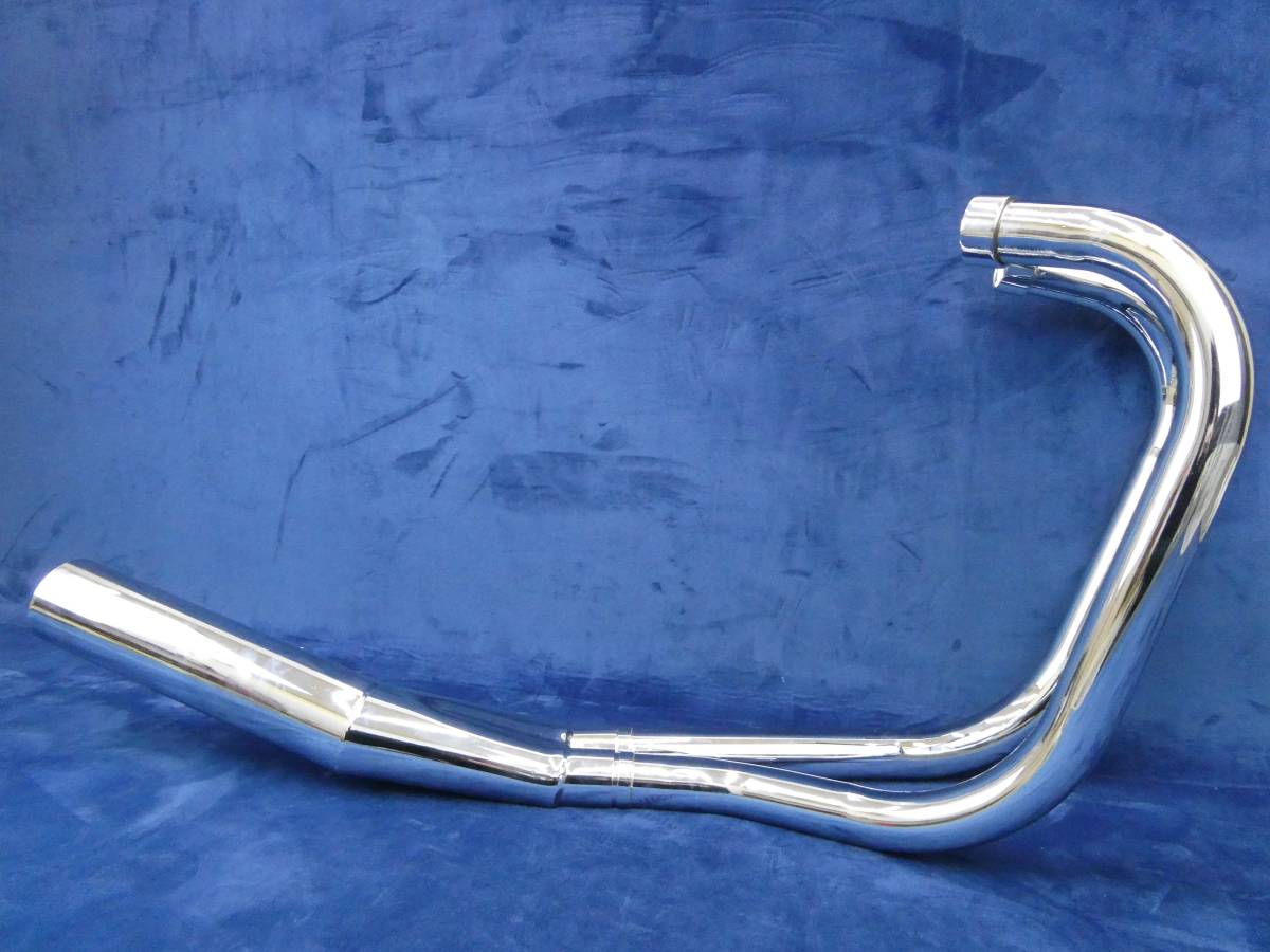 GS400 メッキ ヨシムラ タイプ マフラー 70π/ E1 E2 E3 GSX400EザリGS400L GS400Eモリワキ BEETキジマ 外装 カバー(マフラー本体（社外）)｜売買され ...