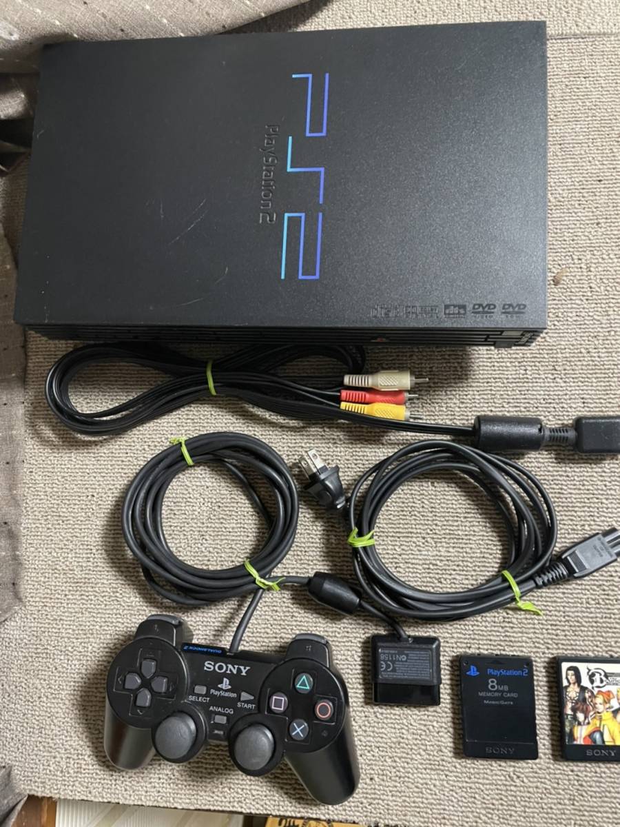 メモリーカード付き PS2 SCPH-3000 コントローラーとメモリ付き 早いもの勝ち(本体)｜売買されたオークション情報、yahooの商品 ...