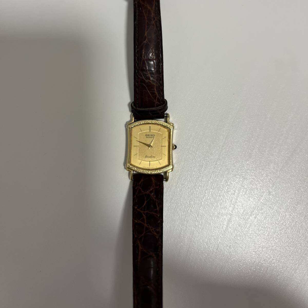 SEIKO セイコー Exceline エクセリーヌ 290110 14K ゴールド クォーツ QUARTZ レディース 腕時計 動作未確認 ...