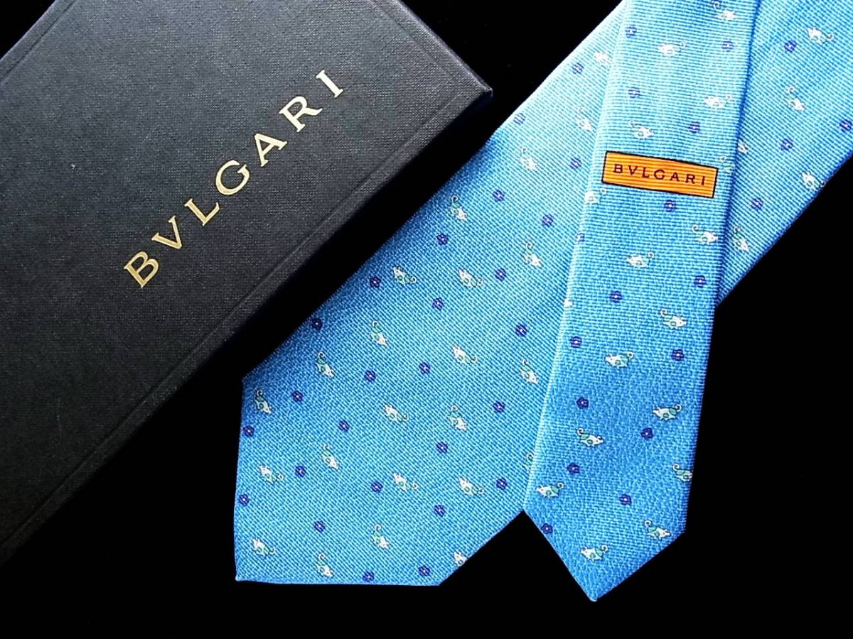 Y7383 BVLGARI ブルガリ ブタ 豚 最高級セッテピエゲ ネクタイ(服飾小物)｜売買されたオークション情報、yahooの商品情報を ...