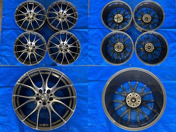 AH-59 RAYS HOMURA 2×7 レイズ ホムラ 19×8.5J ＋45 PCD114.3 5穴 4本セット 個人宅発送不可(5穴 ...