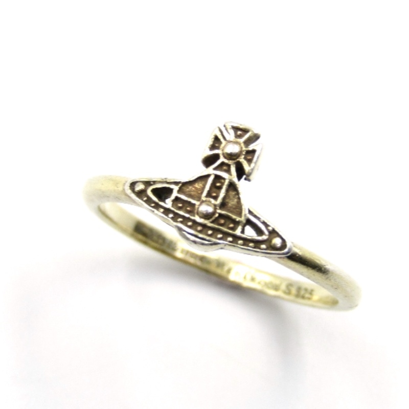 Vivienne Westwood ヴィヴィアンウエストウッド リング OSLO RING オスロ オーブモチーフ ゴールドコーティング ...