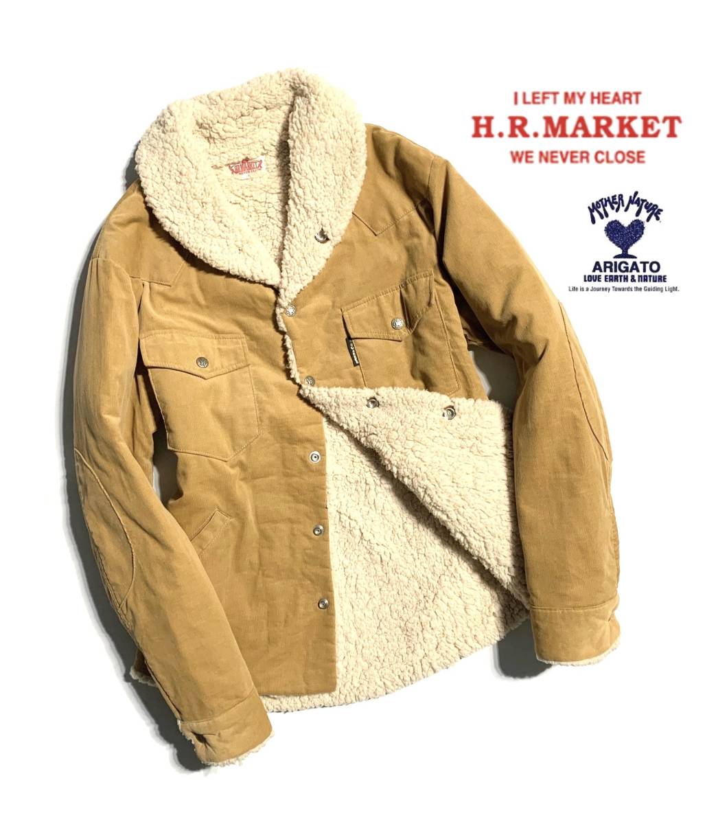 3 L HOLLYWOOD RANCH MARKET ハリウッドランチマーケット ボア ランチジャケット 3 L ハリラン 保温性抜群 メンズ ...