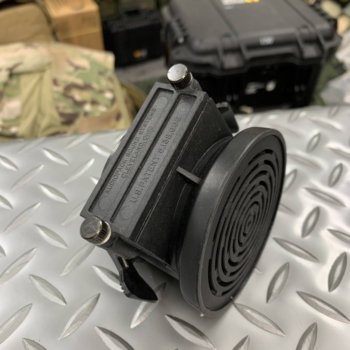 米軍実物 M40/MCU-2 AudiopackVoiceAmplifier ガスマスク スピーカー(その他)｜売買されたオークション情報 ...