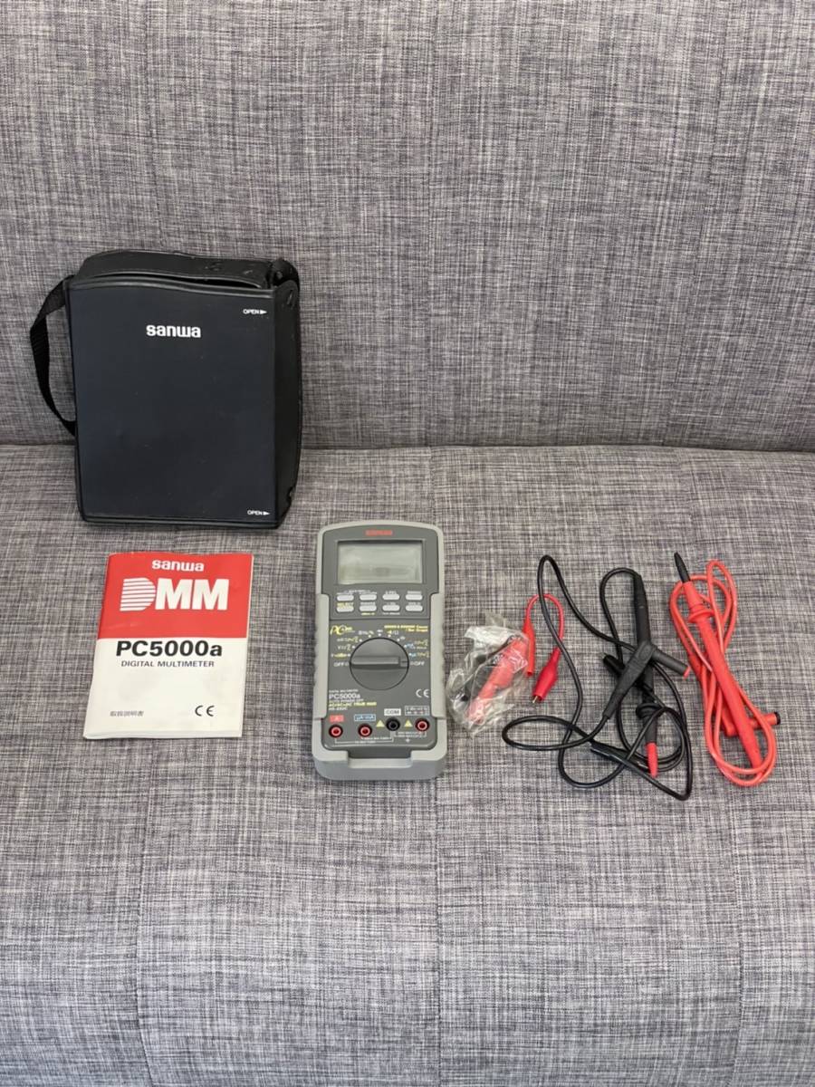 M770 sanwa PC5000a DIGITAL MULTIMETER サンワ 三和電気 デジタル マルチ メーター(電気計測器)｜売買されたオークション情報、yahooの商品情報を ...