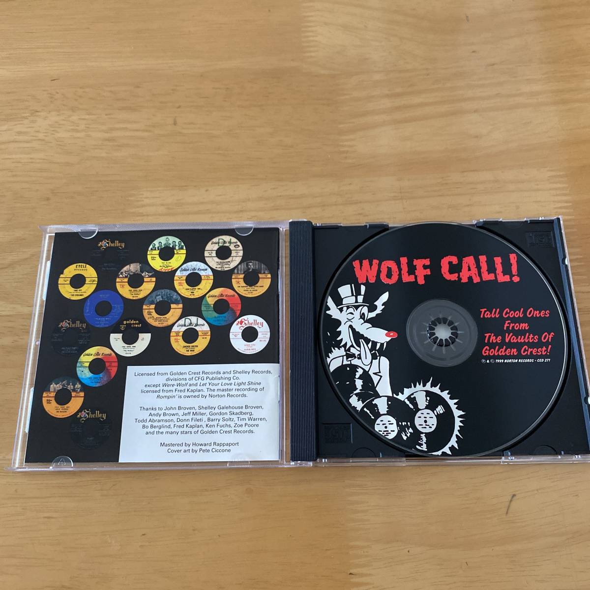 Wolf Call 輸入盤CD R&R Rockabilly Lord Dent Gino Kac-Ties HItch-Hikers ...