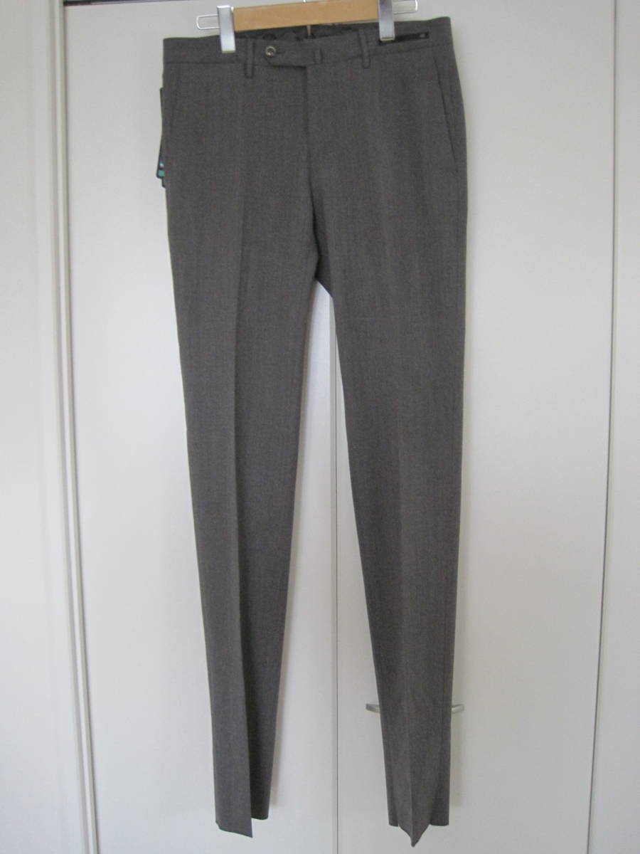 定価38 000円 PT01ピーティーゼロウーノ TRAVELLER SUPER SLIM FIT ポリ×ウール スラックス パンツ 46 ...