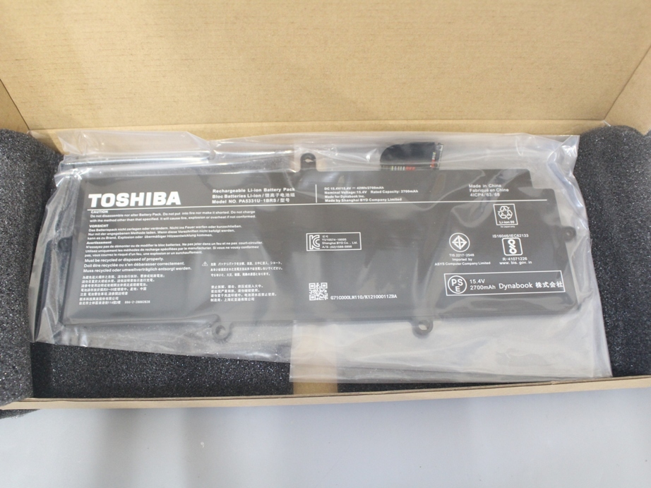 品 純正品 東芝 dynabook G83 バッテリー 15.4V 42Wh/2700mAh PA5331U-1BRS(12インチ～)｜売買さ ...