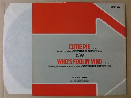試聴 両面 ダンクラ One Way Cutie Pie/ Who’s Foolin’ Who 12 ピースフル ミディアム Al ...