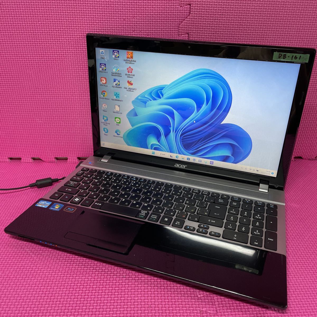 DB-161 ノートPC acer Aspire V3-571 core i5 メモリ4GB HDD320GB WEBカメラ搭載 ...