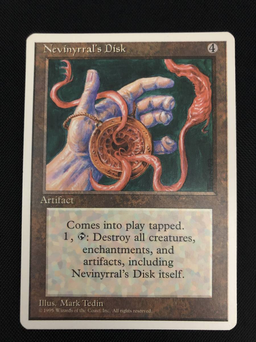 ネビニラルの円盤/Nevinyrral's Disk 第4版 英語版 mtg Magic: The Gathering マジックザギャザリング ...
