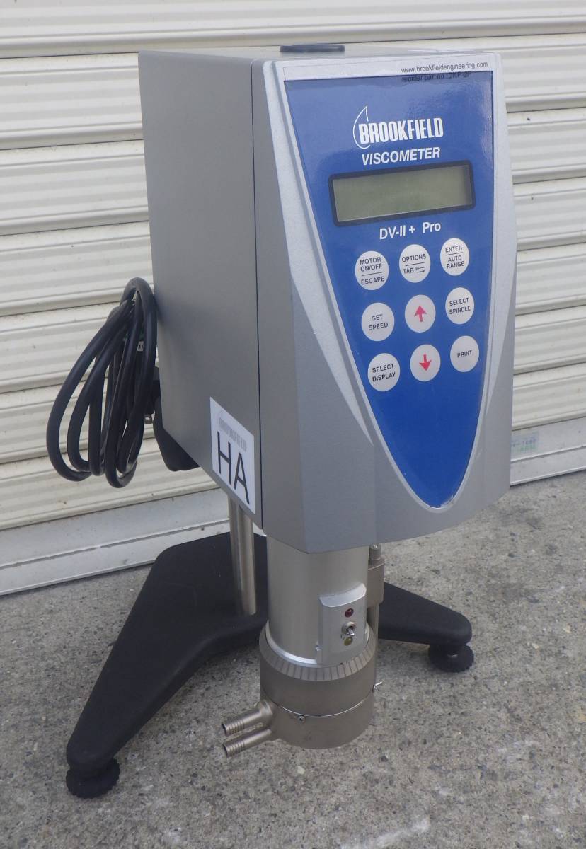 BROOKFIELD ブルックフールド VISCOMETER プログラマブル粘度計 DV-Ⅱ＋Pro CP(環境測定器)｜売買された ...