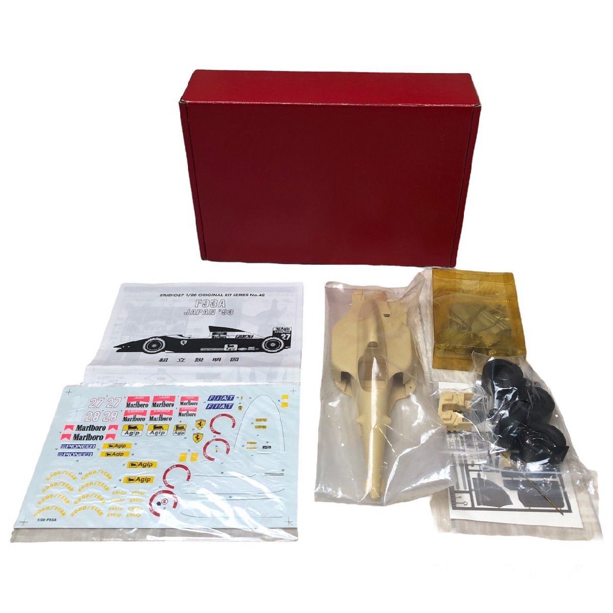 STUDIO27 FERRARI F93A JAPAN GP '93 スタジオ27 フェラーリ 日本GP 1/20 スケール プラモデル ST27-FK2042 ジル GILLES's ...