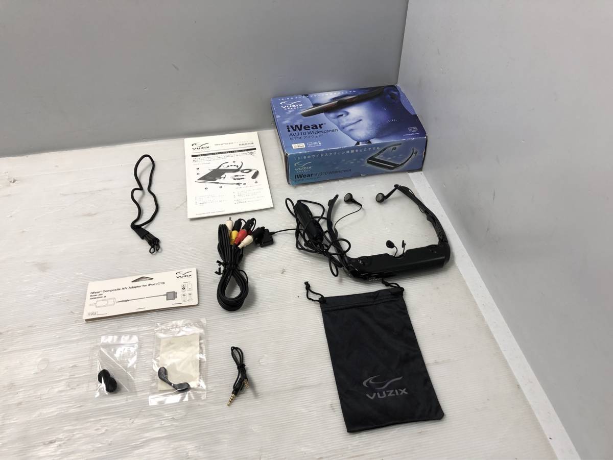VUZIX iWear AV310 ビデオ アイウェア メガネ型ディスプレイ Widescreen 動作未確認/写真追加あり(その他)｜売買さ ...