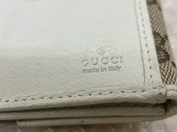 V520-T6-816 GUCCI グッチ 長財布 ウォレット プリンシー リボン GGキャンパス シェリーライン レディース 縦約10.2cm 横約18.9cm ⑥(女性用財布)｜売買された ...