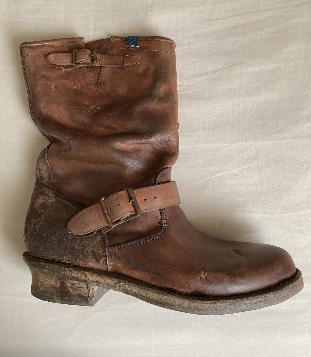 Visvim Ict T.W.O. Boots 泥染 TWO US 8.5 26.5 Brown / Indigo Mud Contrary ...