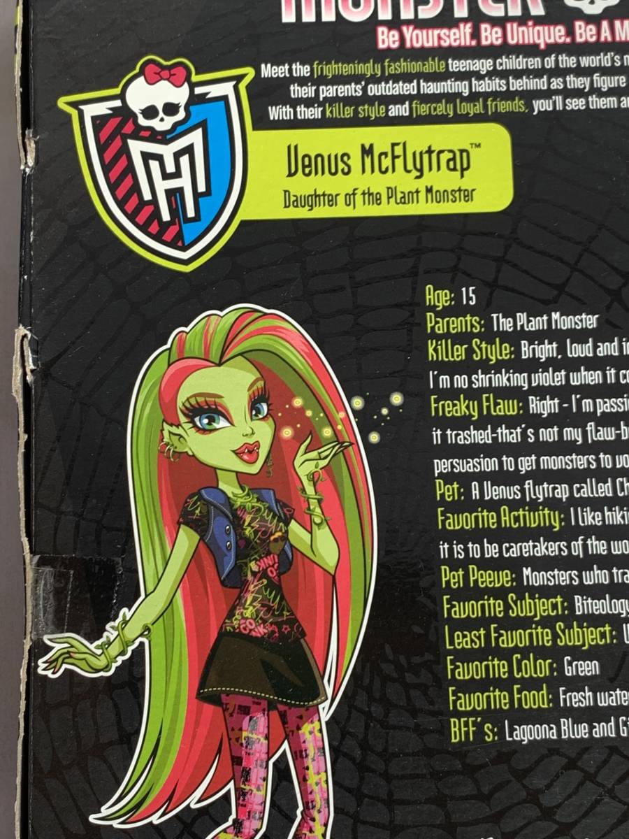 CDL 01. MATTEL MONSTER HIGH VENUS McFLYTRAP / 2011.(着せかえ人形)｜売買されたオークション ...
