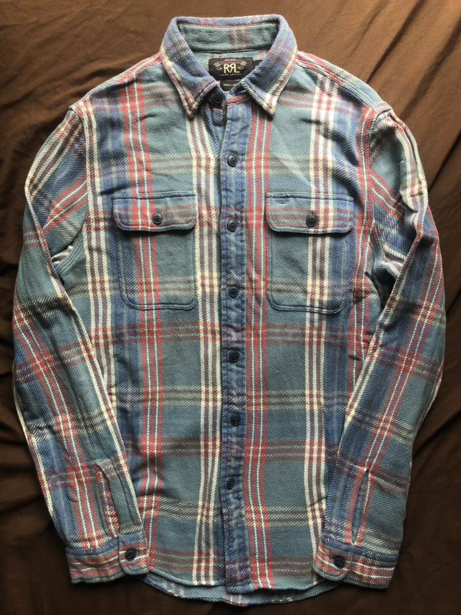 傑作 極 RRL FLANNEL PLAID CHECK SHIRT ダブルアールエル プレイド チェック フランネル シャツ ラルフローレン ...