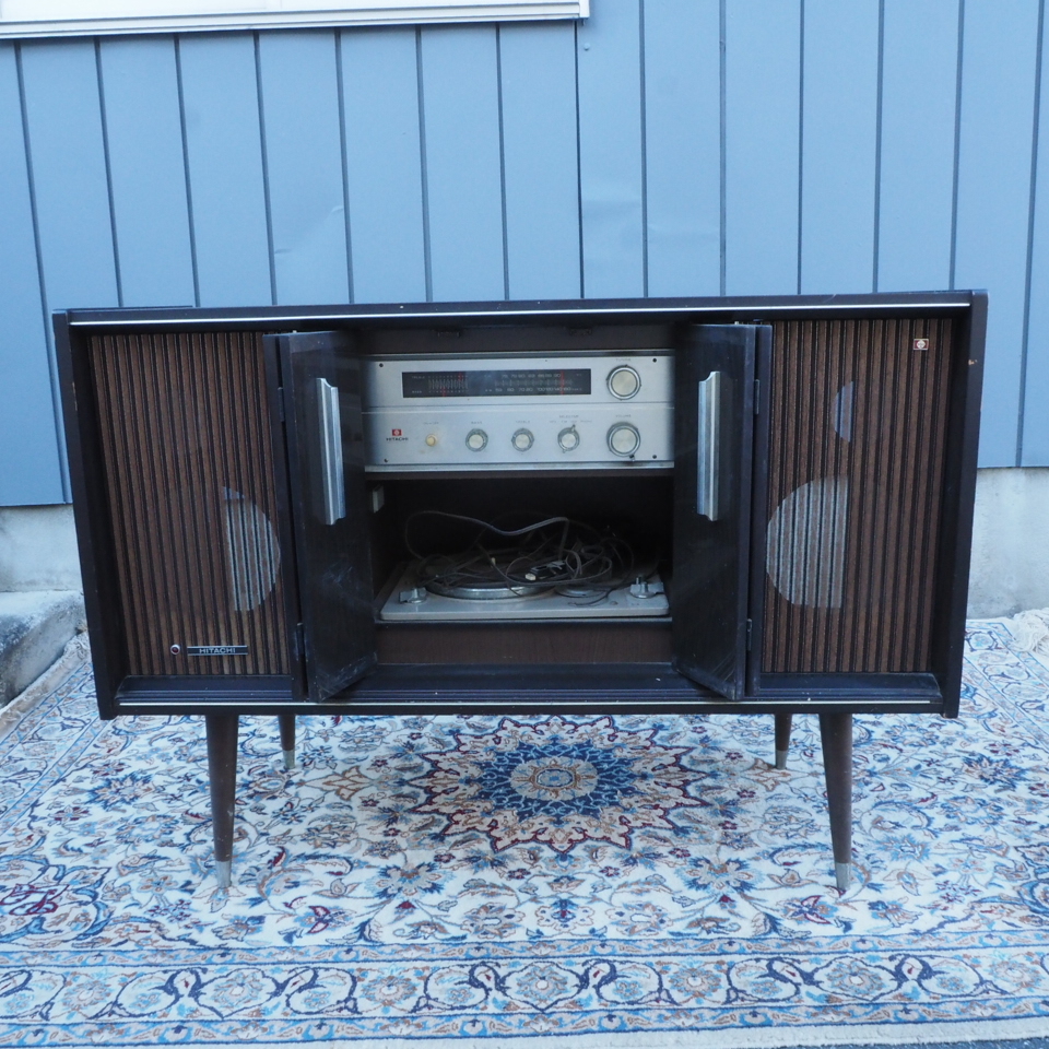 ビンテージ 日立 Hi-Fiステレオ”シンフォニカ” 真空管 DPF-6300 幅107cm 高さ78cm 不動品のため修理を前提にお買い求め下さい TAK501(その他)｜売買された ...