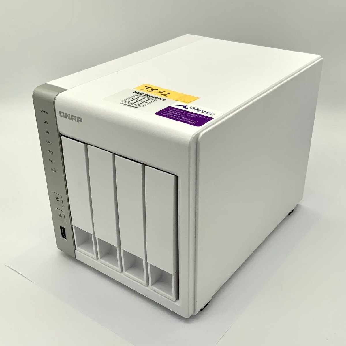 J592 ジャンク QNAP TS-431P 4ベイ HDDNAS - Alpine AL212 1.7GHz / 1GB / HDD無し ...