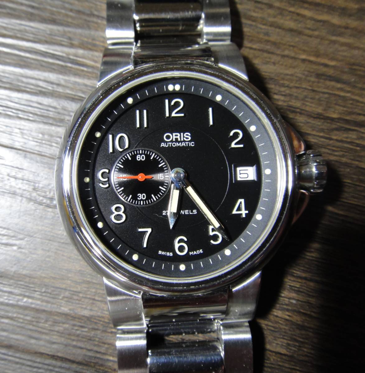 ORIS AUTOMATIC 7496 / 27JEWELS SWISS MADE MEN'S WATCH WATER RESISTANT 100M ：稼働品(オリス)｜売買されたオークション ...