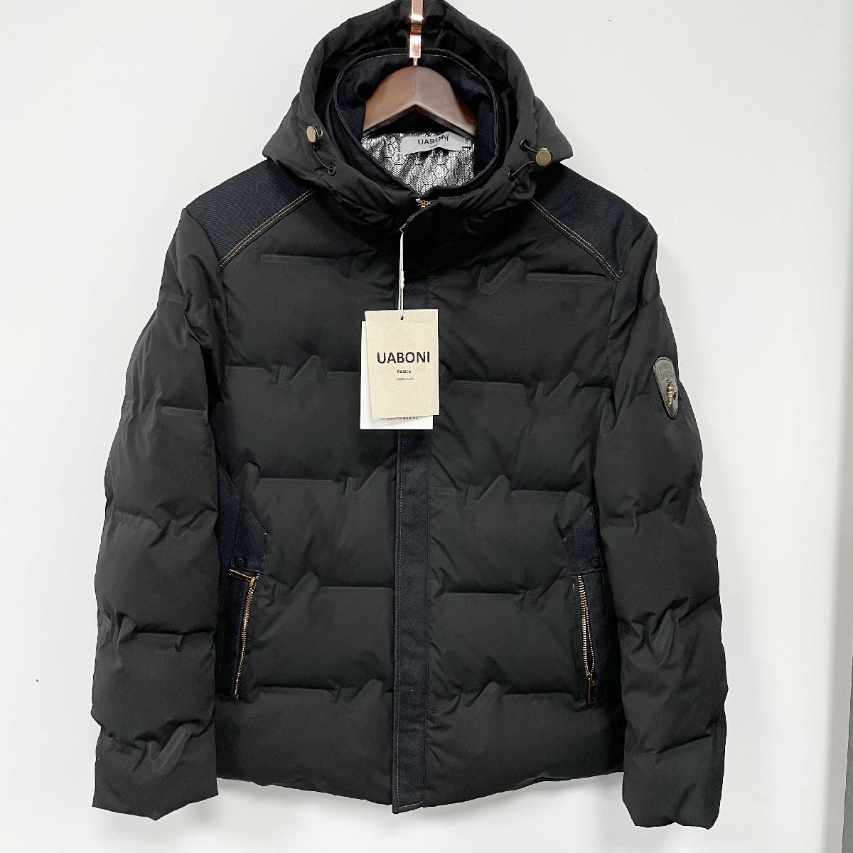 超 限定EU製＆定価13万 UABONI Paris ダウンジャケット ユアボニ パリ発 グースダウン90％ 上質 オシャレ 防寒防風 フード付き L/48(Lサイズ)｜売買されたオークション ...