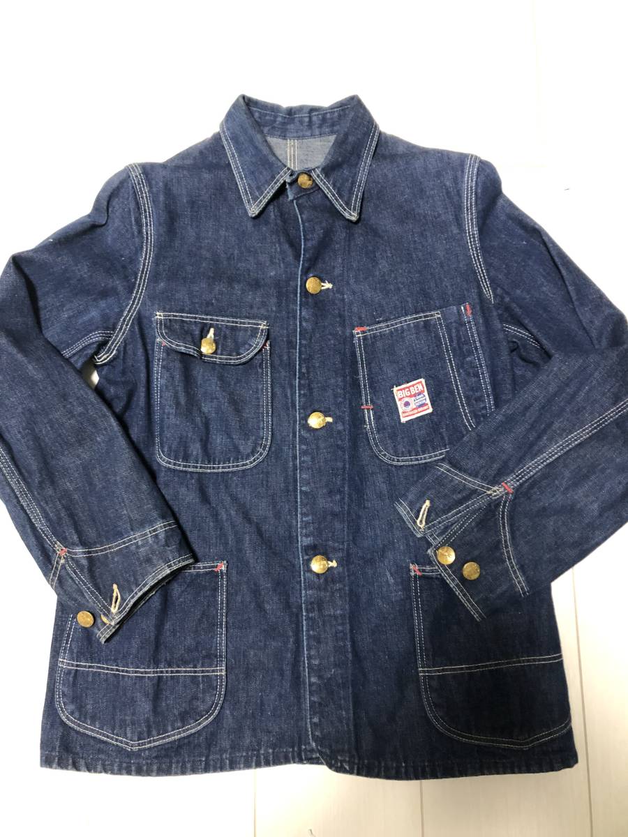 ビンテージ カバーオール big ben 濃紺 4つボタン headlight sweet orr lee crown ヘラクレス カーハート 変形 WW2 大戦 40s 50s(ジージャン ...