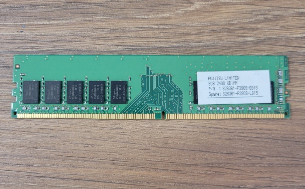FUJITSU LIMITED 8GB 1R×8 PC4-2400T-ED2-11 ×4枚 32GB ディスクトップ用(DIMM)｜売買された ...