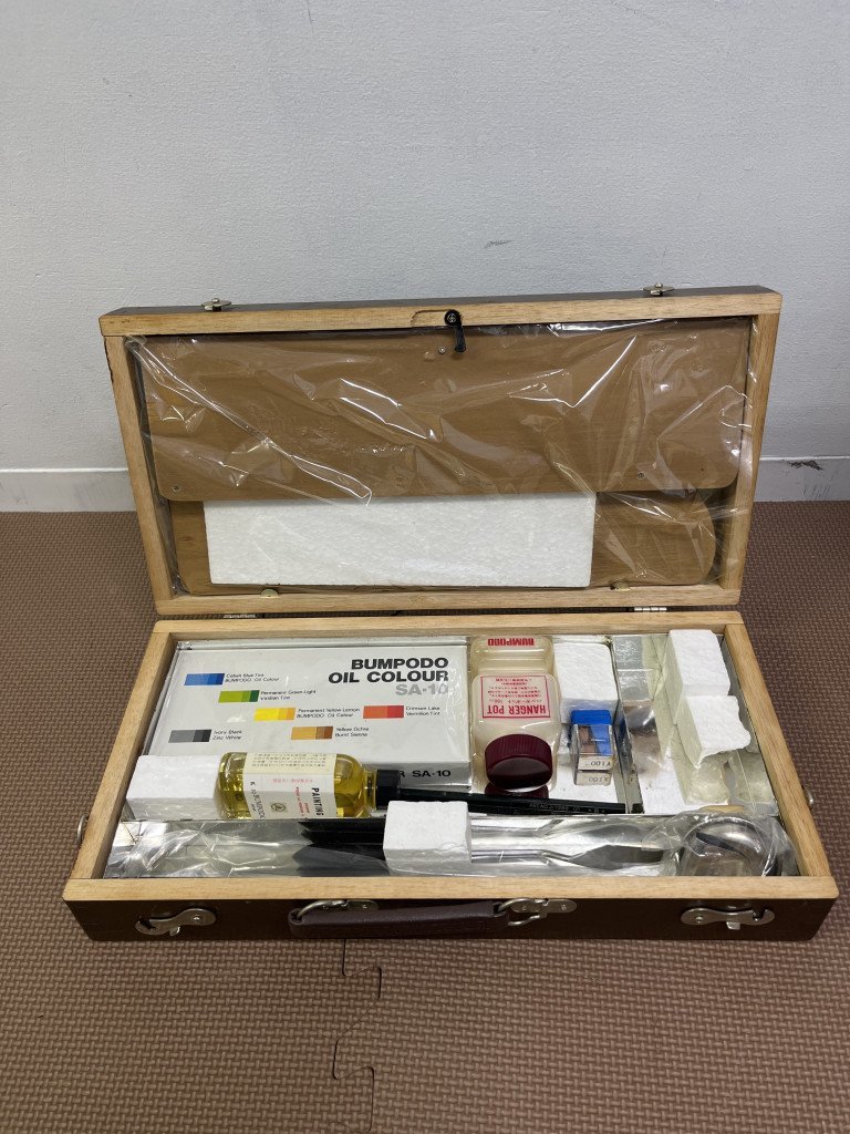 KO898/67791 Bumpodo 文房堂 油絵画材セット 絵の具付き(油彩)｜売買されたオークション情報、yahooの商品情報を ...