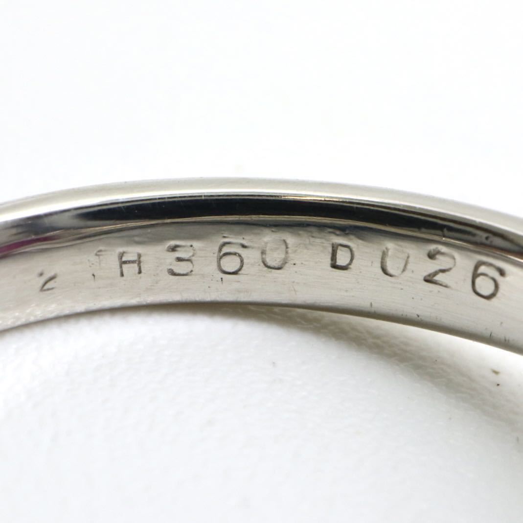 Crescent Vert クレサンベール スタールビー/天然ダイヤモンドリング m 3.60ct D0.26ct PT950 7.5g diamond jewelry ring EC1 ...